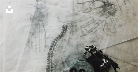 Black Compass With Magnifying Glass Photo Free Scary Image On Unsplash