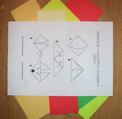 Origami Papierová Skladačka Líška Z Abc Pre Materské školy Abc Pre MaterskÉ Školy