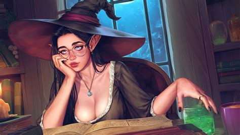 Rule 34 1girls Agatha Krysdecker Black Fingernails Breasts Cleavage Elf Elf Girl Female