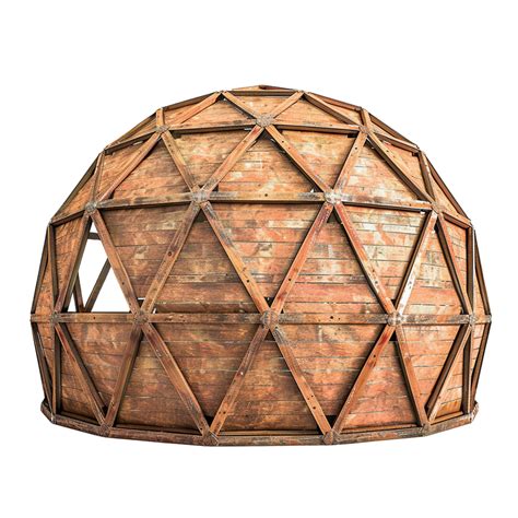 Wooden Geodesic Dome Structure Outdoor Architecture Building Design 59041061 Png