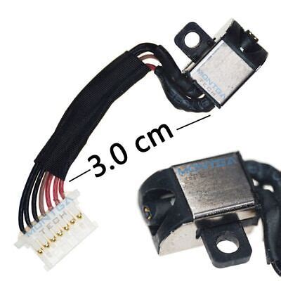 Câble Connecteur De Charge Dell 5370 P87g001 Dc In Power Jack