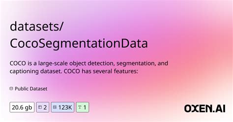 create a new notebook in datasets cocosegmentationdata datasets cocosegmentationdata