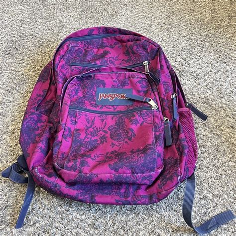 Purple Jansport Backpacks For Girls Unisex Jansport Space Dust Main