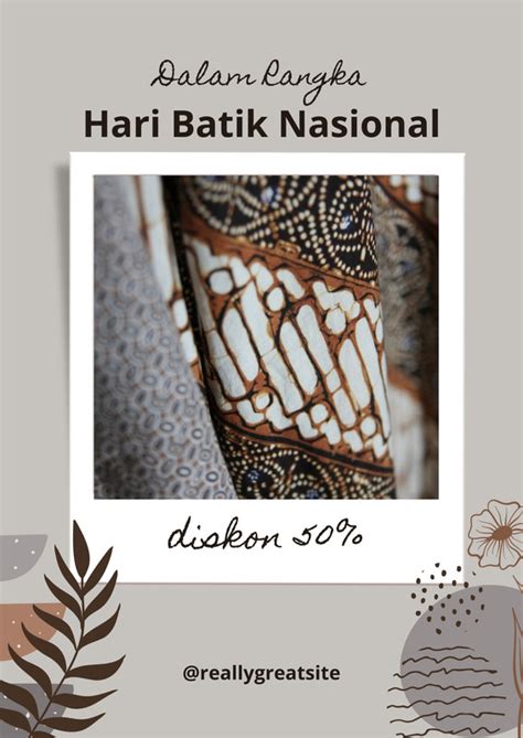 Halaman 15 Gratis Desain Contoh Batik Canva