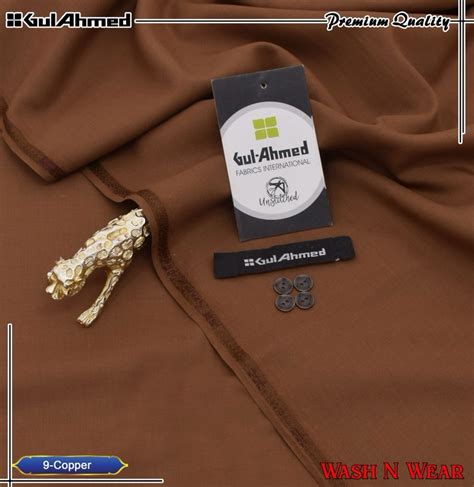 Gul Ahmed Men Unstitched Gm 39 All Seasonal Wash N Wear