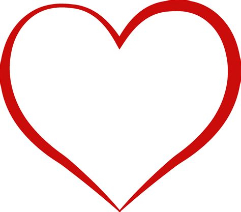 Heart Outline Red Symbol Friendship Intimacy Valentines Day Love 30509554 Vector Art At Vecteezy