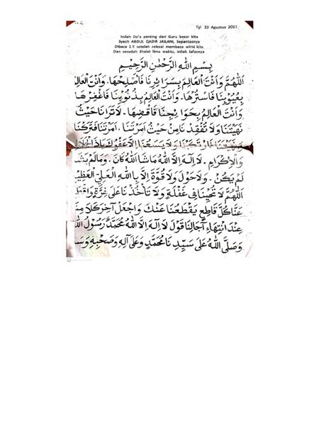 Wirid Nenek Izza Pdf