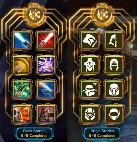 Swtor Origin Stories Icons
