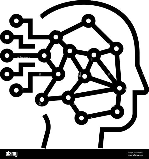 Machine Learning Big Data Line Icon Vector Illustration Stock Vector Image And Art Alamy