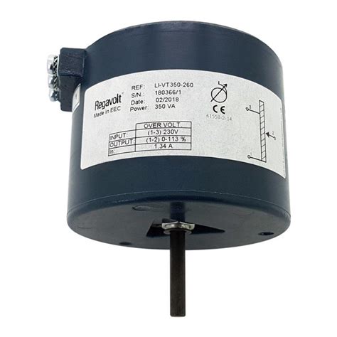 Regavolt Single Phase Variable Transformer 350va 14a 0 113 Lyons