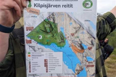 The Three Country Cairn At The Sweden Norway Finland Border