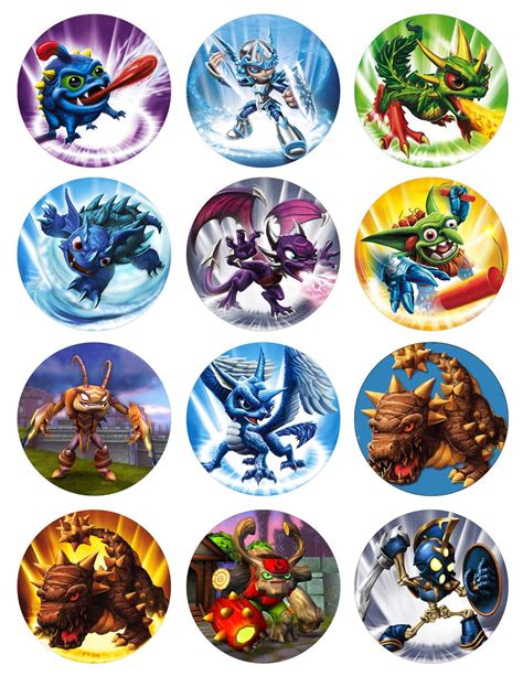 Buttons Skylanders Birthday Skylanders Birthday Party Birthday