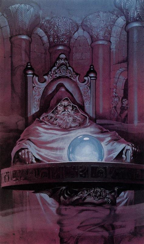 Saruman By Angus Mcbride Illustration Of Saruman From Lord Of The Rings