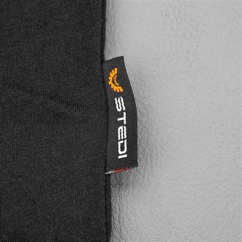 Stedi™ Smiley Tee Black 60 Cotton 40 Polyester