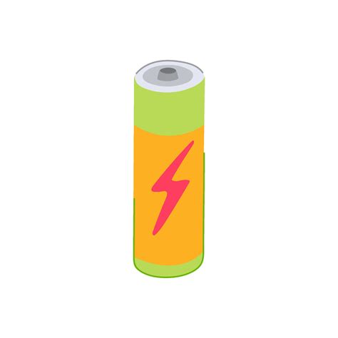 Sign Battery Energy Cartoon Vector Illustration 25441894 Vector Art At