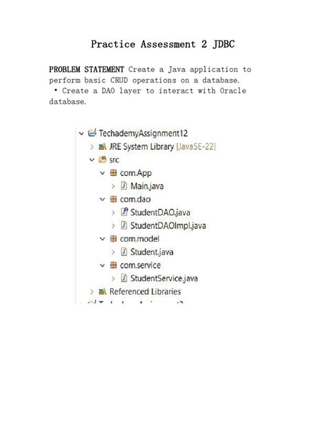 Kothabhavanya Assessment Jdbc 12 Pdf Java Programming Language