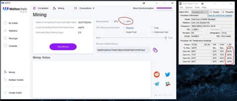 Picked Gpu Mining Cpu Is Mining Instead Anyone Know Why Rwaltonchain