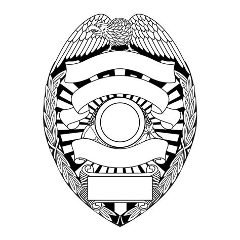 Blank Security Badge