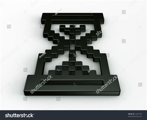 3d Rendering Standard Hourglass Cursor Stock Illustration 12697705