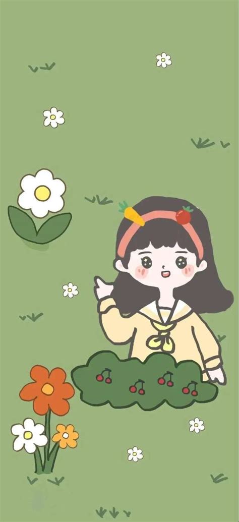 卡通护眼图片手机壁纸纯色壁纸图片 伤感说说吧