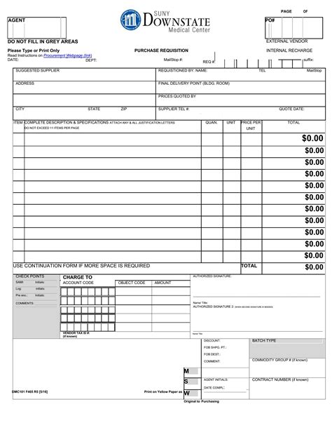 Requisition Form Template Spark Premium Template Template Spark
