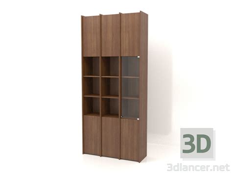 3d Model Modular Rack St 07 1152х409х2600 Wood Brown Light 77319