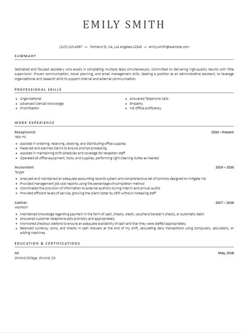 Harvard Resume Templates 100 Customizable