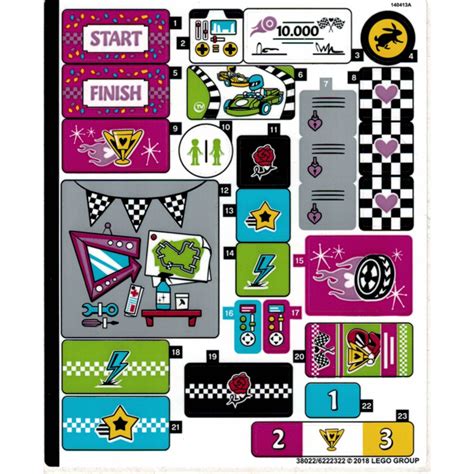 Lego Sticker Sheet For Set 41352 38022 Brick Owl