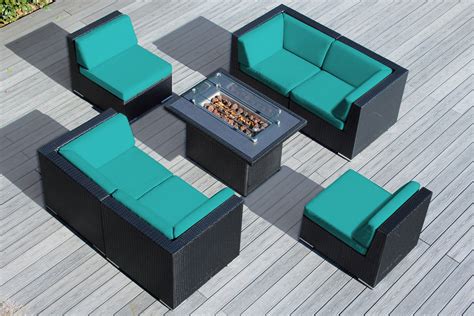 Latitude Run® 7 Piece Conversational Set With No Assembly Sectional And