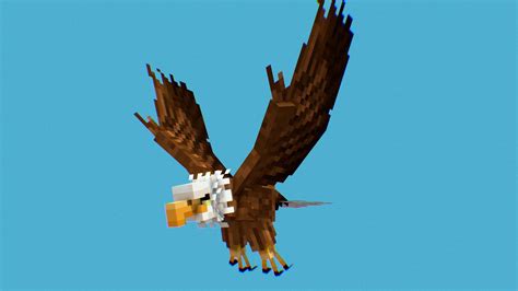Minecraft Pixel Art Eagle
