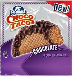 Klondike Choco Taco Chocolate Flavor Choco Taco Food Chocolate
