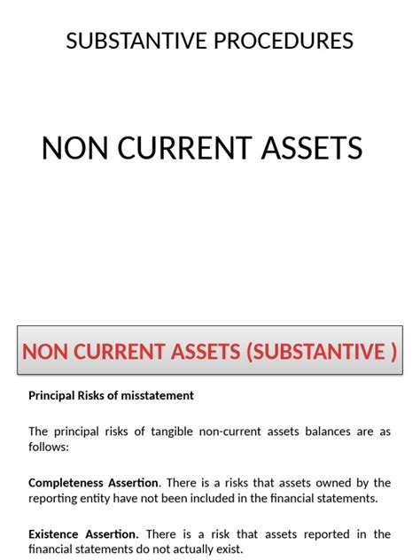 Non Current Assets Tangible Pdf Depreciation Fixed Asset
