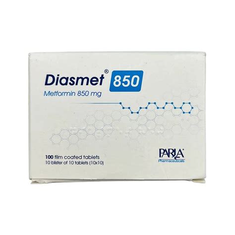 Diasmet 850mg N100 Tb Endokrin