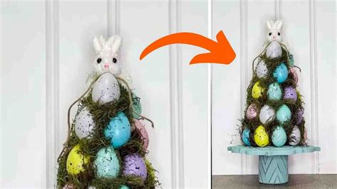 Dollar Tree Diy Easter Egg Tree Tutorial Diy Joy