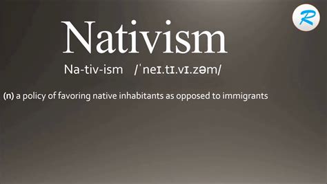 Nativism Definition