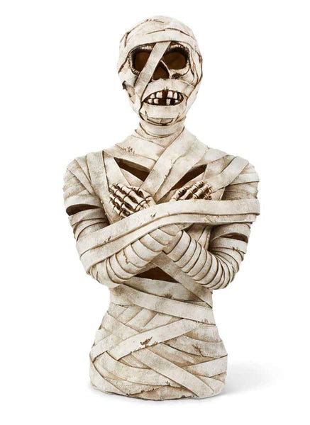 Mummy Bust Lights Up