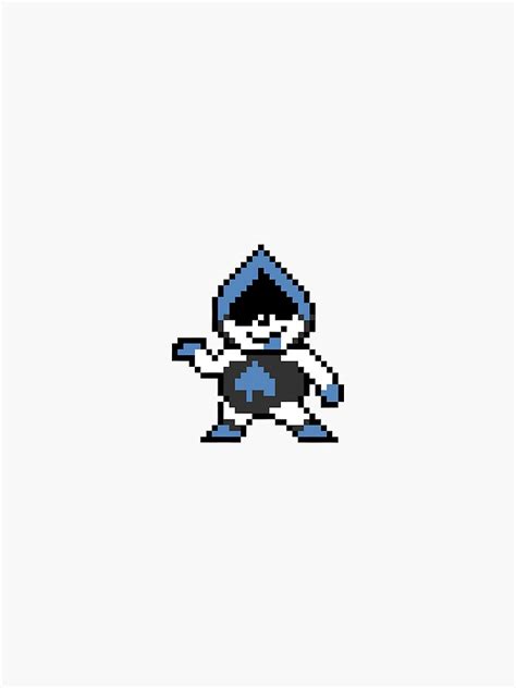 Lancer Deltarune Sprite Sticker For Sale By Adomanid Redbubble
