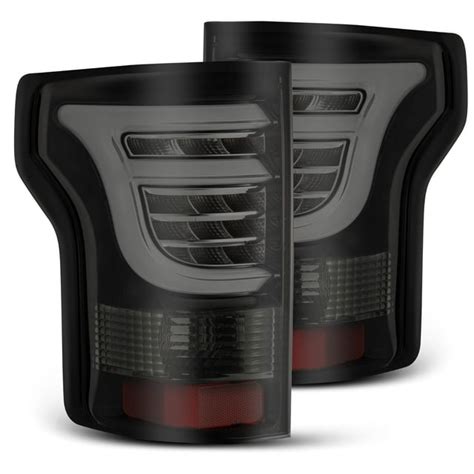 Alpharex 15 20 Ford F150 Pro Series Led Tail Lights Jet Black