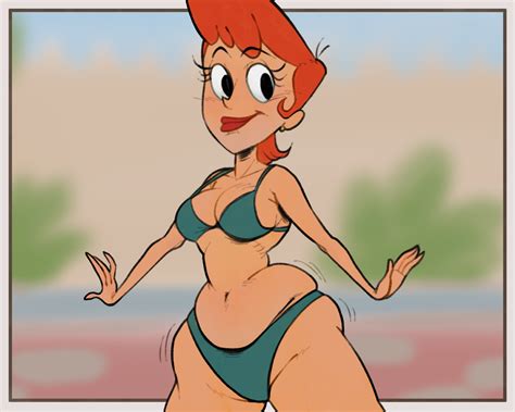 Rule 34 1girls Auburn Hair Bikini Cartoon Network Dexters Laboratory