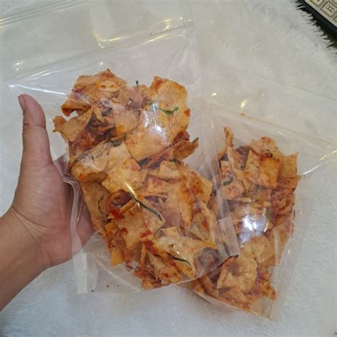 Jual Pangsit Pedas Kripik Pangsit Pangsit Rasa Shopee Indonesia