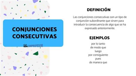 Qué Son Conjunciones Consecutivas Con Ejemplos