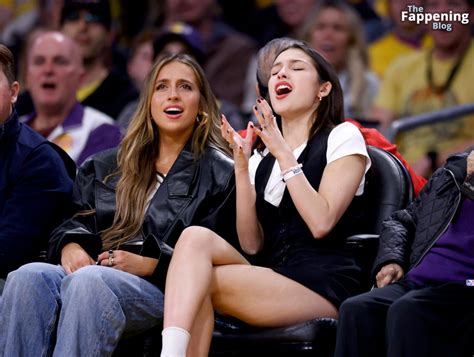 Olivia Rodrigo Displays Her Sexy Legs On The Nba Game 15 Photos Thefappening