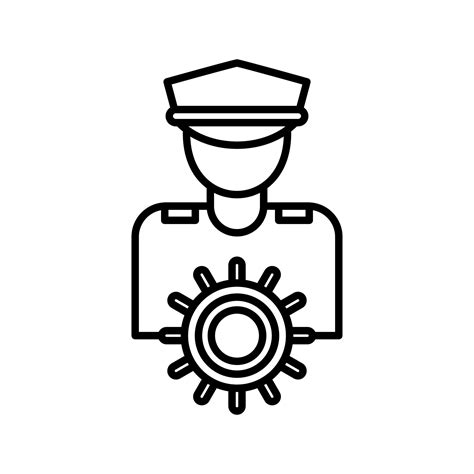 Captain Vector Icon 12918792 Vector Art At Vecteezy