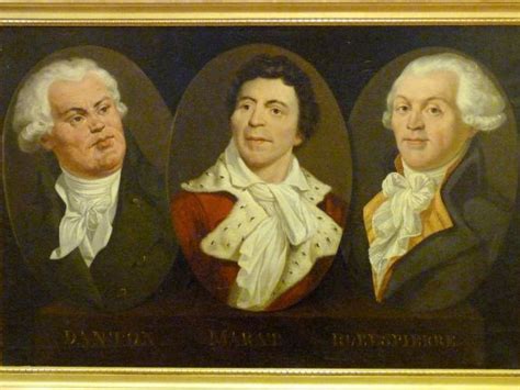 Danton Desmoulins Marat And Robespierre The Rise Of The