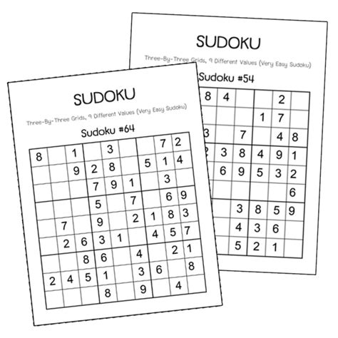 100 Sudoku Puzzles Grids Logic Puzzle Games And Activity Very Easy