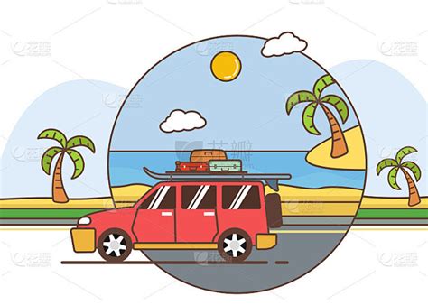 旅行背景假期与汽车