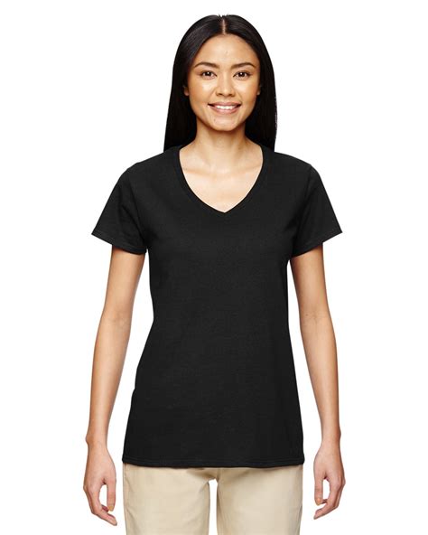 Gildan G500vl Ladies Heavy Cotton V Neck T Shirt Gildan G500vl