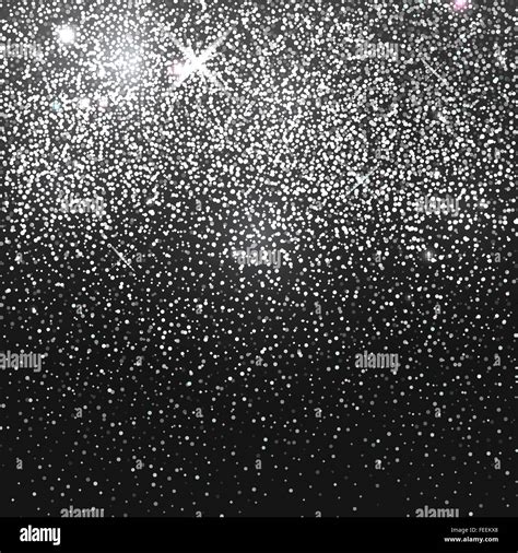 Silver And Black Glitter Background