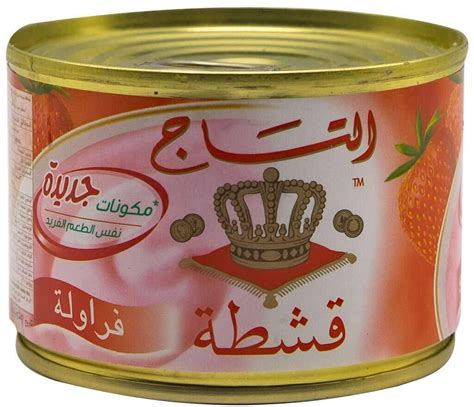 سعر ومواصفات التاج قشطة بطعم الفراولة معقمة 155جرام من Carrefourksa