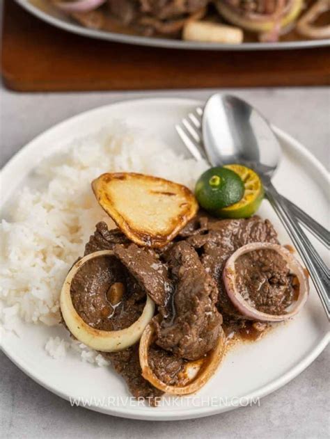 Bistek Tagalog Filipino Beef Steak Riverten Kitchen